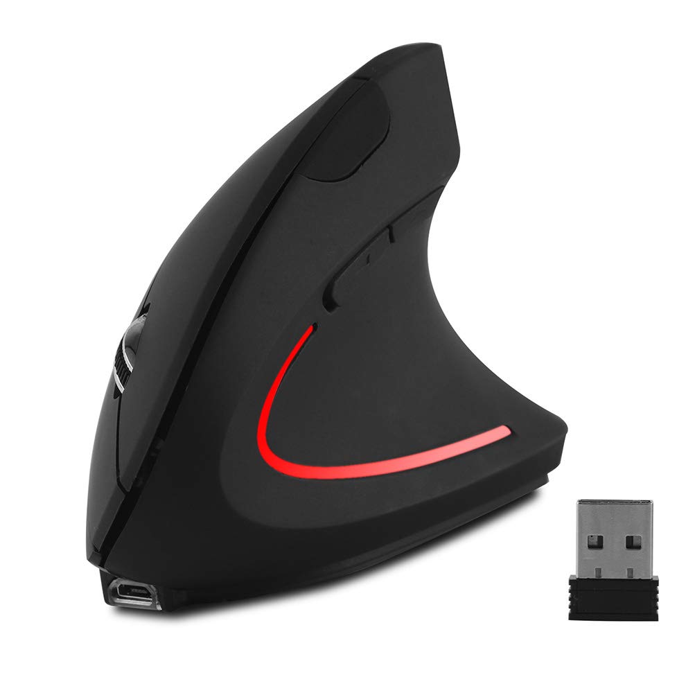 FIRSTMEMORY Wireless Vertical Mouse, Wireless Ergonomic Vertical Mouse ...