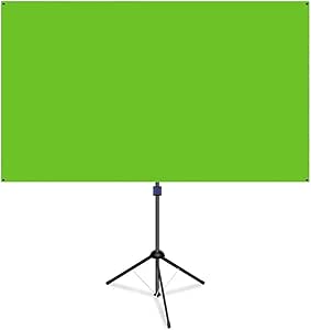 Amazon.com : Portable Green Screen for Streaming and Videos - Mounts on ...