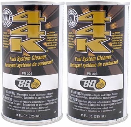 2 Pack Bg 44k Bg44k Fuel System Cleaner Power Enhancer 11 Oz Cans ...