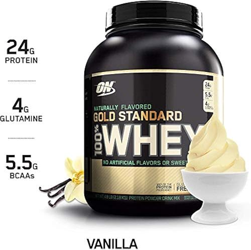 Optimum Nutrition Gold Standard 100% Whey Protein Powder, Naturally ...