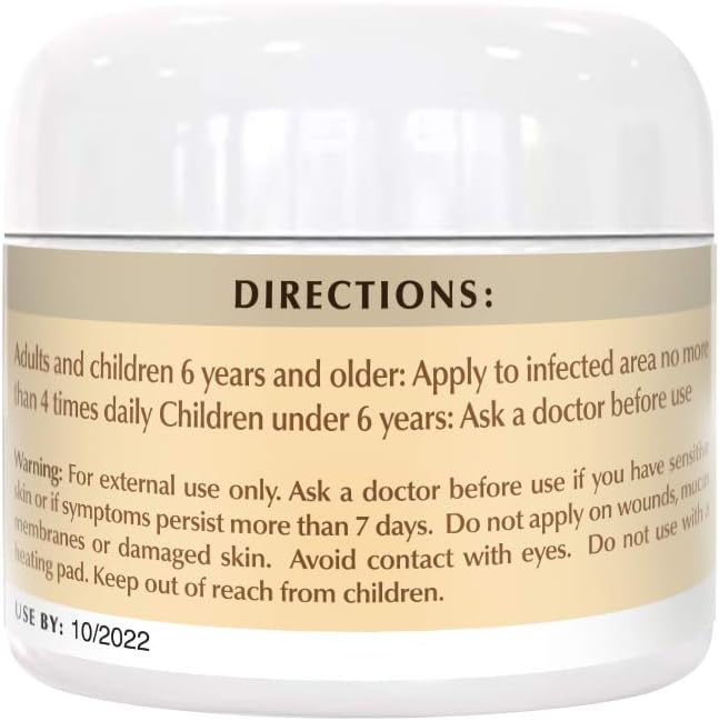 Organa All Natural Magnesium Pain Relief Cream for Sore Muscles, Joints ...