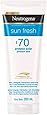 Neutrogena Protetor Solar Sun Fresh FPS 70 - 200 ml | Amazon.com.br