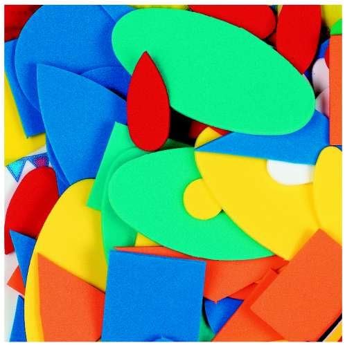Amazon.com: Pack Of Assorted Craft Foam Shapes By Lp Creative: Kitchen ...