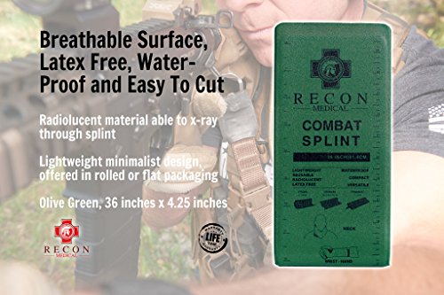 Combat Splint- (Olive Green) Recon Medical Combat Splint 36 inches ...