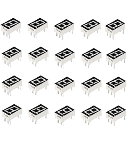 Digital Number Board PATIKIL LED Display Digital Tube, 10 Pack Common ...