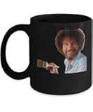 Bob Ross Self-Painting Coffee Mug - Add Hot Liquid and a Happy Little ...