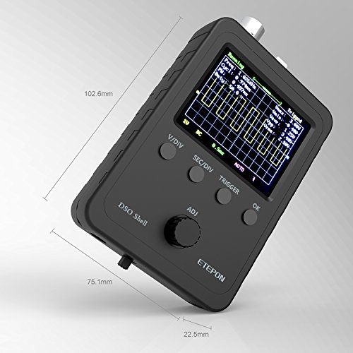 ETEPON-Digital-Oszilloskop-Kit-DSO-Shell-24TFT-mit-BNC-Clip-Kabel-Sonde ...