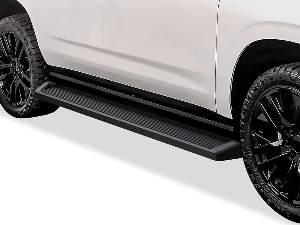 APS (Black Powder Coated Running Board Style Running Boards Bars ...