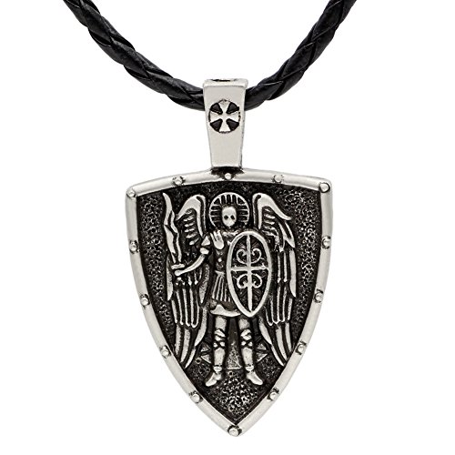 TTKP Archangel ST.Michael Protect ME Saint Medal Pendant Necklace ...