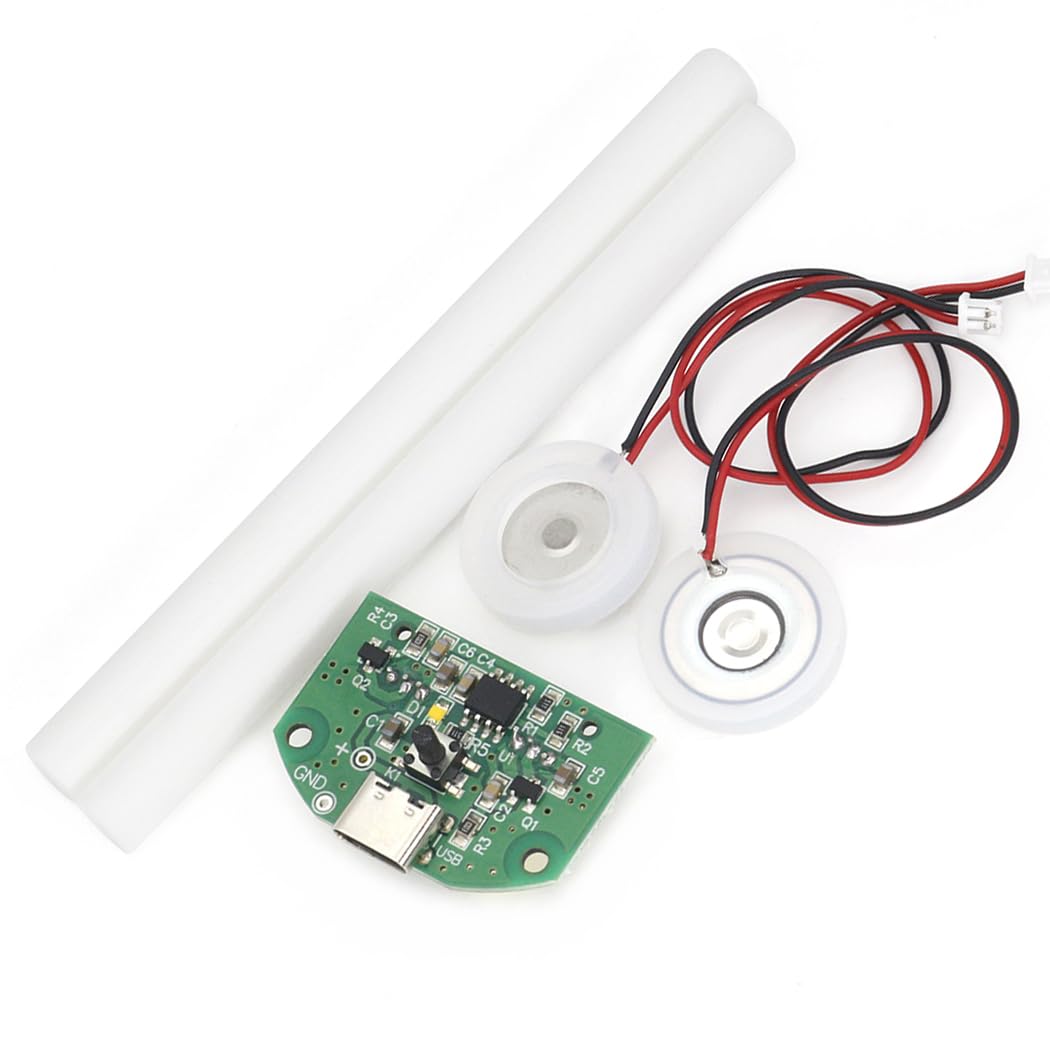 HiLetgo Air Humidifier DIY Kit Double Nozzle USB-C Type-C USB Moisture ...