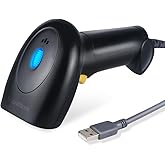 Amazon.com: REALINN Wireless 1D Laser Barcode Scanner Handhold Cordless ...