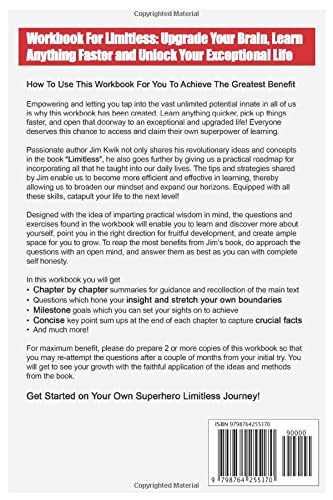 Workbook for Limitless: Upgrade Your Brain, Learn Anything Faster and ...