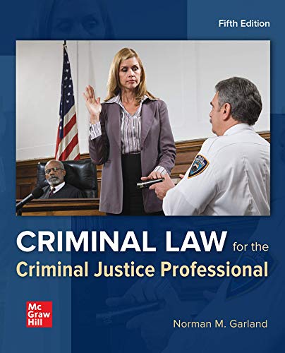 Amazon.com: Criminal Law for the Criminal Justice Professional ...