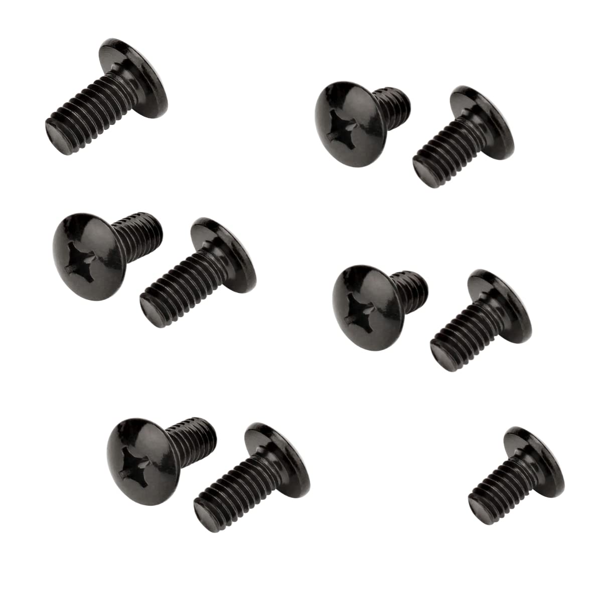 Komitasui License Plate Screws for B MW Models, Black License Plate ...