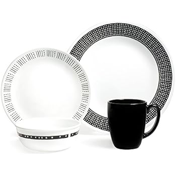 Amazon.com | Corelle Vive 16-Piece Dinnerware Set, Nouveau: Dinnerware Sets