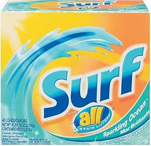 Amazon.com: Surf Powder Laundry Detergent Sparkling Ocean with All ...