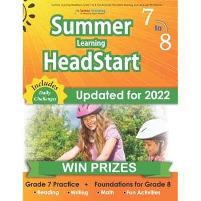 Buy Summer Learning HeadStart, Grade 7 to 8: Fun Activities Plus Math ...