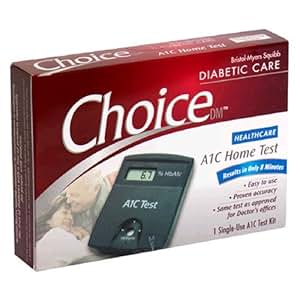 Amazon.com: ChoiceDM A1C Home Test, Single-Use, 1 kit: Health ...