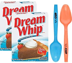Dream Whip Whipped Dessert Topping Mix 2.6-Ounce Box (Pack of 2) with ...