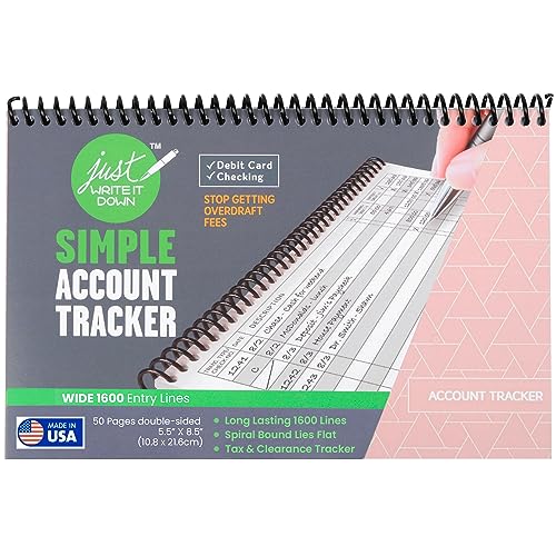 The Superior Register - Simple Account Tracker - Big Checkbook Register ...