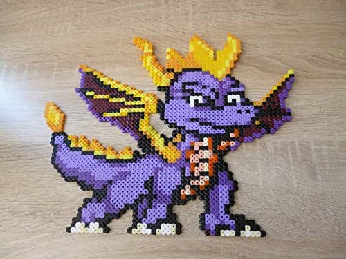 Sprite Spyro - Hama beads - pixel art : Amazon.es: Productos Handmade