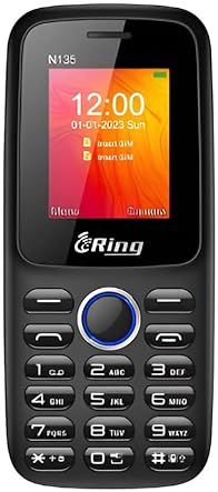 Ring N135 Phone with Wireless FM Radio, 1.77-Inch Display, Dual SIM ...