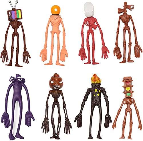 HOTPLACY Siren Head Toys, 8Pcs Siren Head Horror Model, Action Figures ...