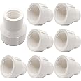 Amazon.com: YSIL 8PCS 1” to 3/4” PVC Female to Female Threaded Reducing ...
