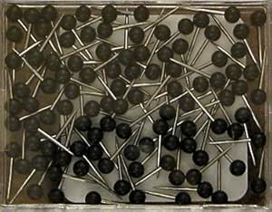 Amazon.com : 1/16 Inch Map Tacks - Black (100 pins per box) : Tacks And ...