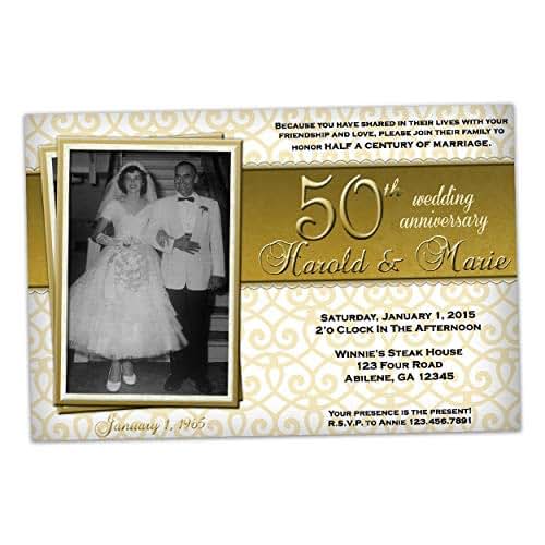52 Golden Wedding Anniversary Cards Amazon