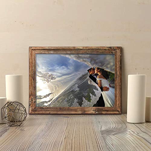 11x17 Poster Picture Frames Set of 2 Vintage Brown Rustic Art 17x11 ...