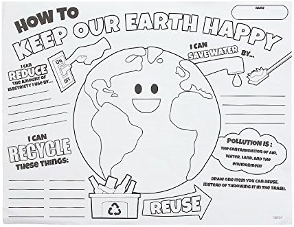 DIY Earth Day Poster – Bulk Set of 30 – Classroom, Daycare and Home ...