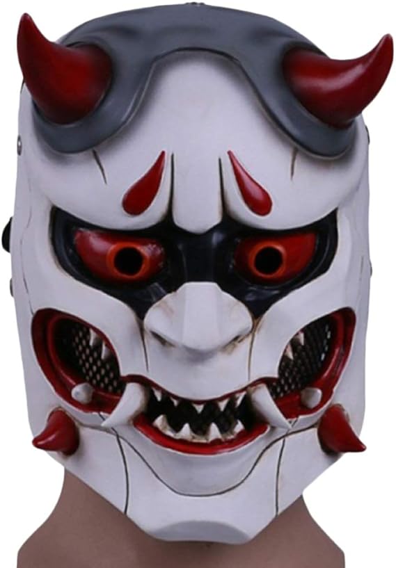 QQWE Anschauen The Genji Mask Helm Pioneer Böse Maske Cosplay Halloween ...