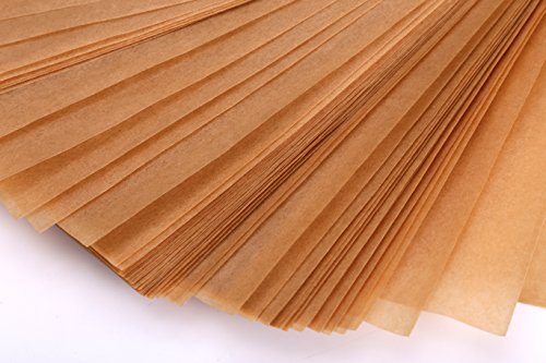 Unbleached Parchment Paper – 200 Non-Stick Brown Cookie Baking Sheets ...
