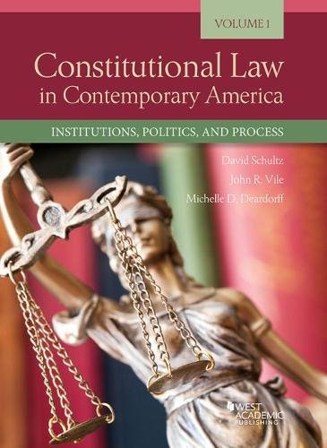 Amazon.com: Constitutional Law in Contemporary America, Volume 1 ...