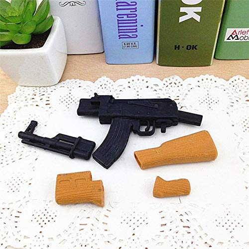 Buy Paaroots 2 Pcs 3D Large Size Toy Gun Erasers in Funky Shape of AK ...