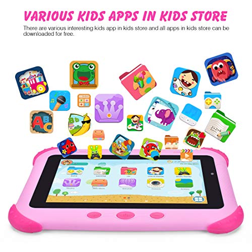 Beneve Kids Tablet 7 inch IPS HD Display Android Tablet for Kids ...