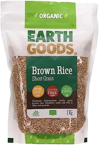 Earth Goods Organic Short Grain Brown Rice Gf 1000G price in UAE ...