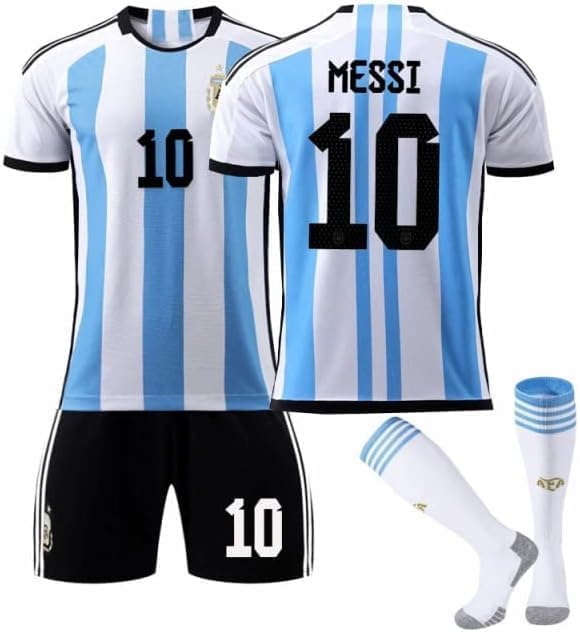 Mua Messi Uniform, Top and Bottom Set, For Kids, Argentina National ...