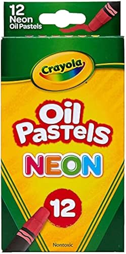 Crayola Oil Pastels, Assorted Neon Colors, Gift for Kids & Adults, 12 ...
