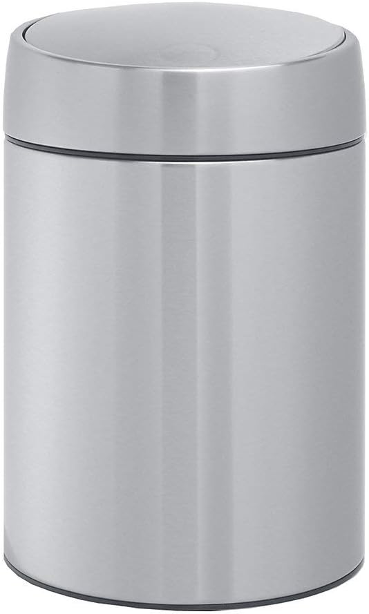 Brabantia Slide Bin, 5 L – Fingerprint Proof Matt Steel - BigaMart