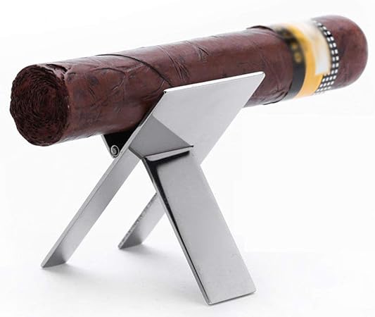 rongweiwang Porte-cigares en Acier Inoxydable Support Pliable Stand ...