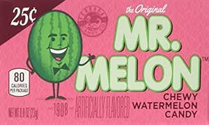 Amazon.com : Lemonhead Chewy Candy, Melon, 0.8 Ounce (Pack of 24 ...