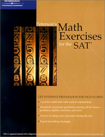 Amazon.com: Peterson's Math Exercises for SAT (Arco Academic Test ...