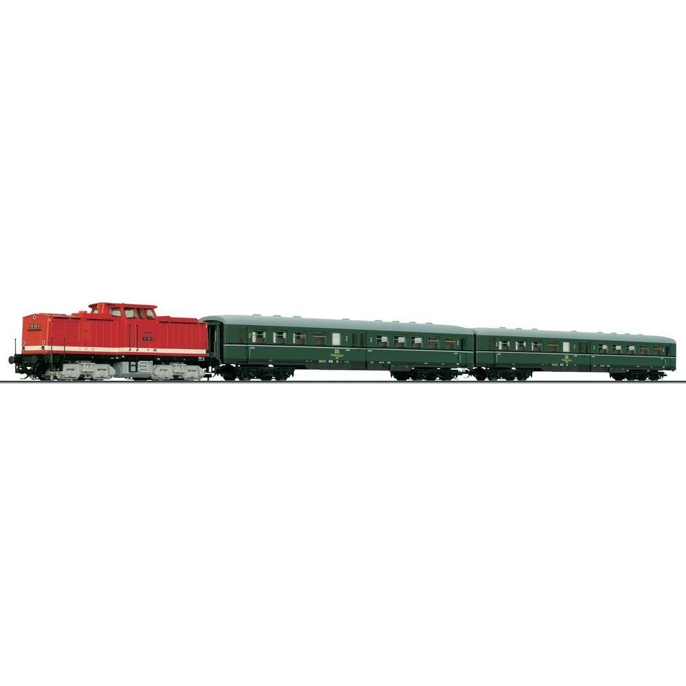 Tillig TT 01425 TT Start-Set Diesellok BR 110 mit Personenzug der DR ...
