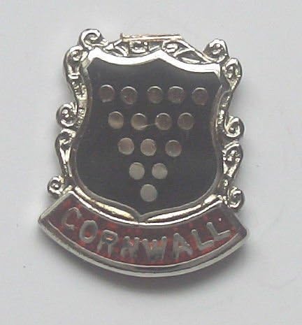 Amazon.com: 1000 Flags Duke of Cornwall Cornish Black Flag/Crest Pin ...