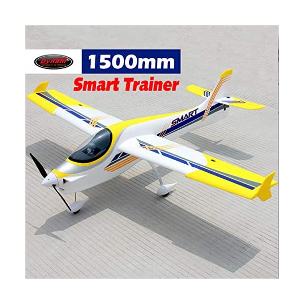 DYNAM RC Airplane Smart Trainer 1500mm Wingspan - w/o Tx/Rx/battery ...