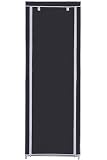 Amazon Brand - Solimo 3-Door Foldable Wardrobe, 8 Racks, Brown: Amazon ...