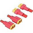 Amazon.com: rflaueo 4pcs JST to XT60 Male Female RC Connector Adapter(E85-4) : Toys & Games