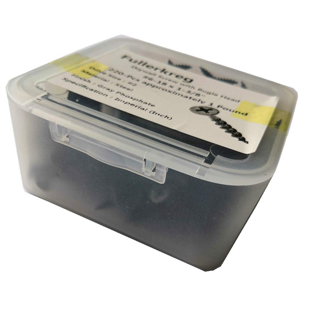 Fine Thread Gray Phosphate Sharp Point 2 Drive Size ,Phillips Bugle ...